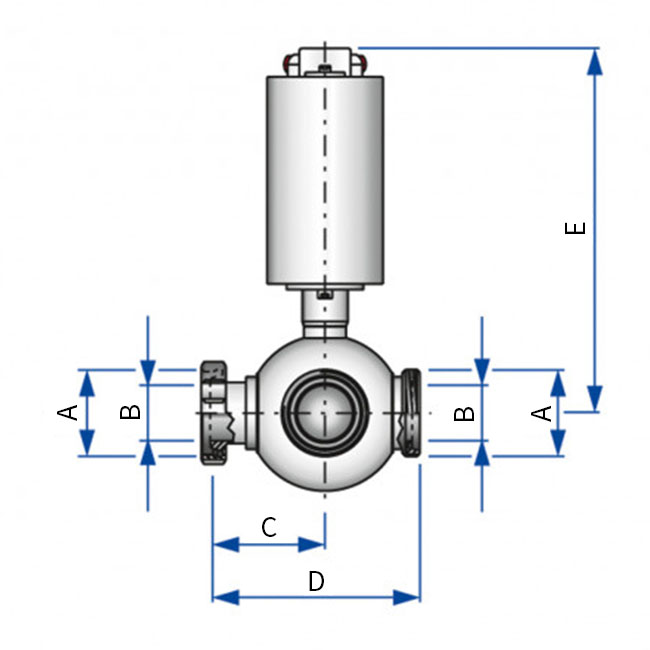 Kieselmann 3-way | SKS | Stainless Steel