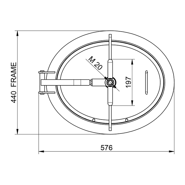 MWD 200R O 540x440-H15 304 EPDM | SKS Online