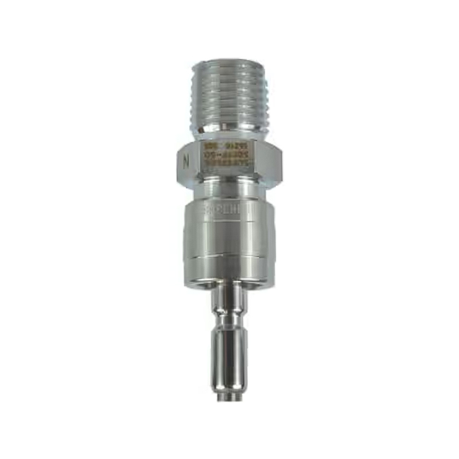QC Plug 2 3/8" NPT Male 316 Single shutoff | SKS Online