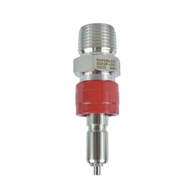 QC Plug 1 1/4" NPT Bu 316 Double shutoff | SKS Online