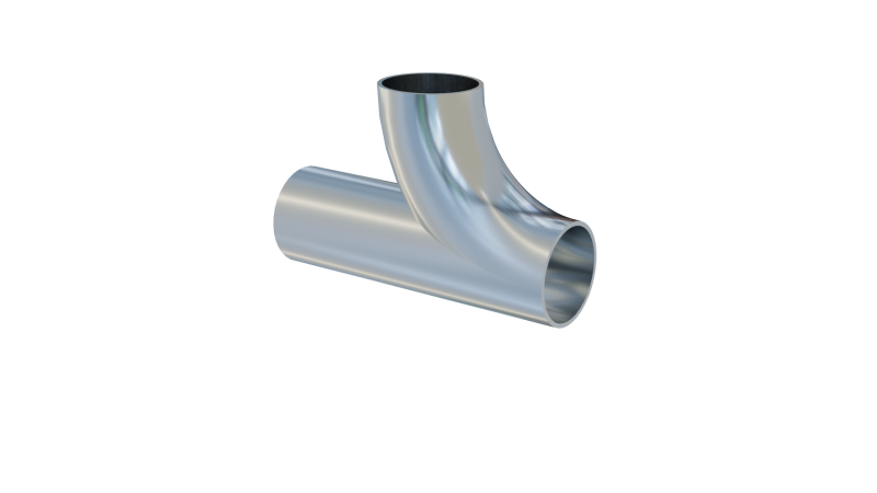 Tee bend 1,5" 316L polished | SKS Online