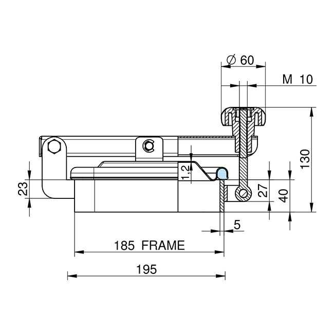 Rectangular manway doors | SKS | Stainless Steel