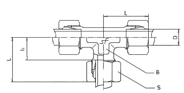 T-pieces (cutting ring) | SKS | Stainless Steel