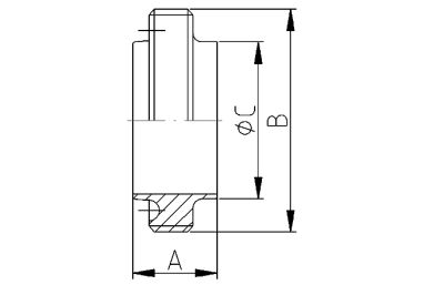 RJT Welding male parts | SKS | Stainless Steel