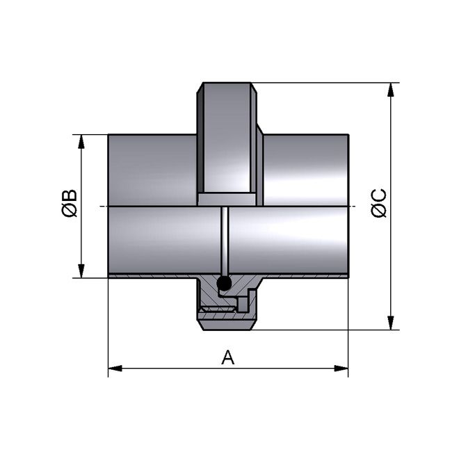 Screw connection complete DIN11864-1 | SKS | Stainless Steel