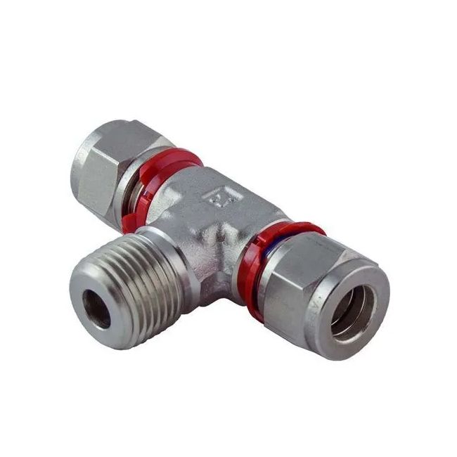Superlok i-Fitting Male Branch Tee ø10mm x 1/4" NPT, 316L | SKS Online