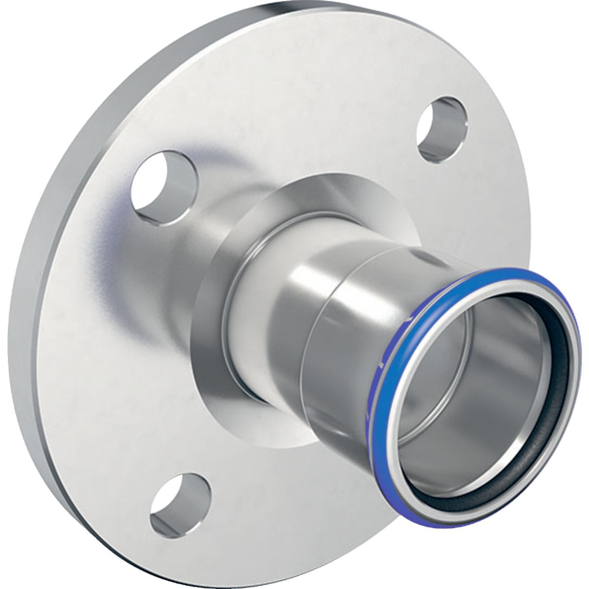 flange connection with press socket | SKS | Stainless Steel