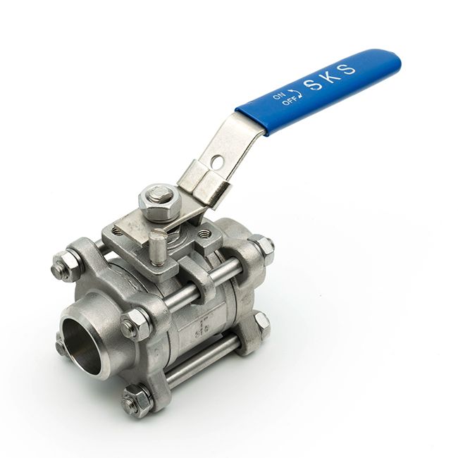 2,5" Ball valve 3-piece ISO top I/I | SKS Online